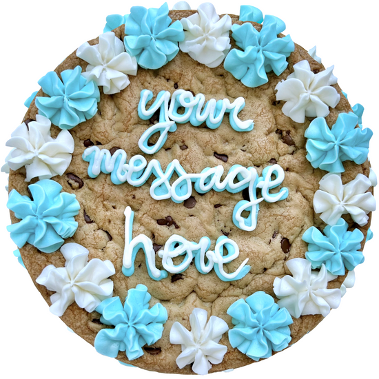 Light Blue Cookie Cake – Ollie's Great Bakery